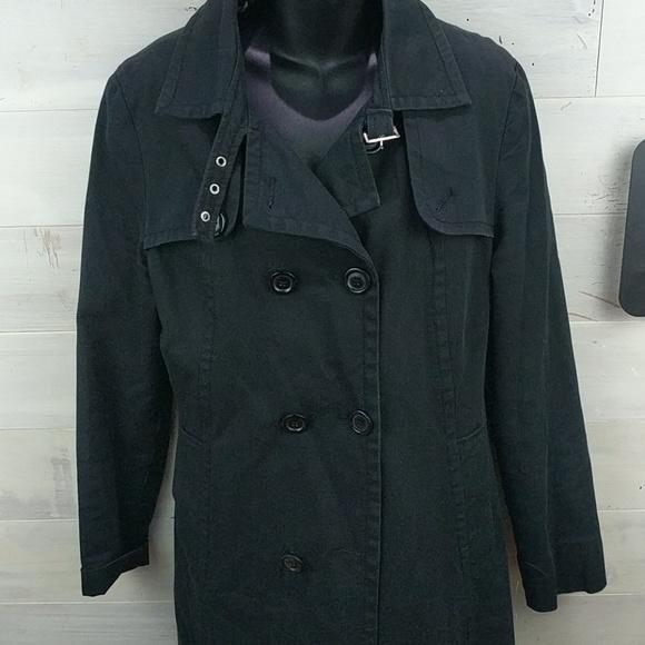 Express | Jackets & Coats | Express Linen Trench Coat Womens Large ...